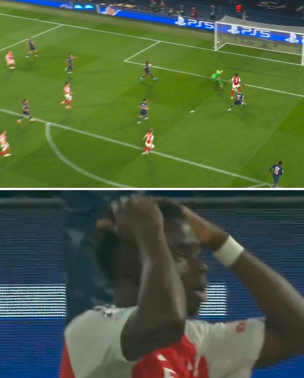 [UCL ISSUE] 빈 골대에 '뻥'…아스널 팬들 뒷목 잡게 한 '빅찬스 미스' : 네이트 스포츠