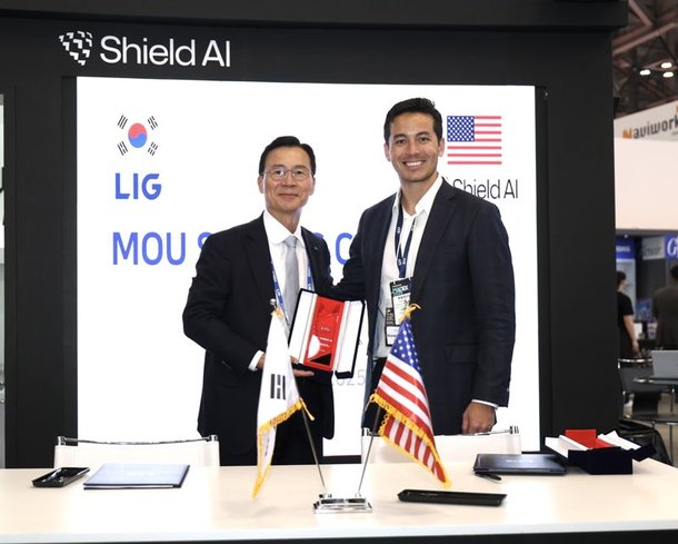 LIG넥스원, 美 쉴드AI와 미래전장 핵심 솔루션 개발 : 네이트 뉴스