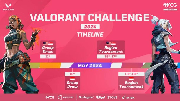 WCG, 16일부터 'WCG 2024 챌린지 동남아시아: 발로란트' 진행 : 네이트 뉴스
