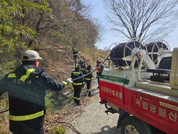 경남서도 거침없는 산불 확산…산청 산불, 지리산 방어선 뚫었다 : 네이트 뉴스