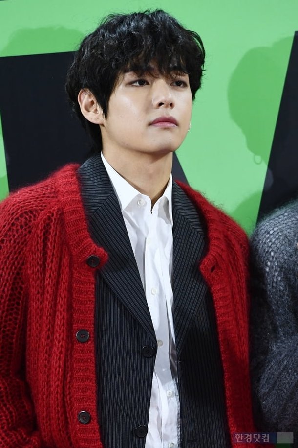 [포토] 방탄소년단 뷔, '그윽한 눈빛~' (2019 멜론뮤직어워드) : 네이트 연예