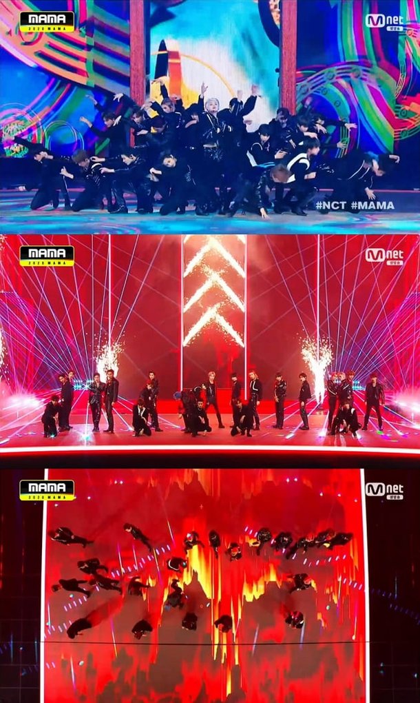 NCT, '2020 MAMA' 압도한 존재감…'레조넌스' 무대 최초 공개 : 네이트 연예