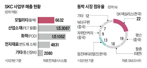 [단독] SKC, PET 필름 사업 한앤컴퍼니에 1조6000억원에 매각 : 네이트 뉴스