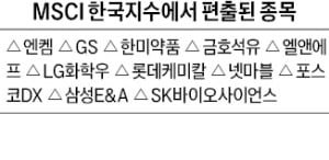 엘앤에프·GS 등 11곳…MSCI 한국 지수서 제외 : 네이트 뉴스