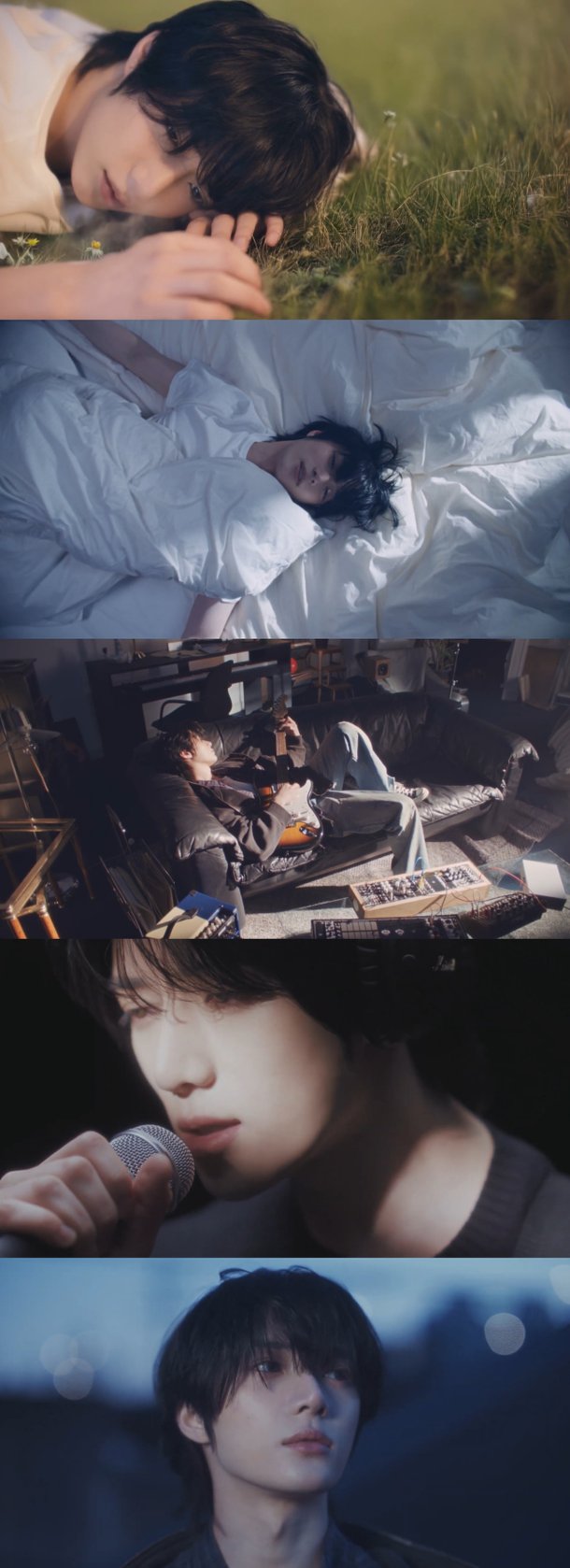 TXT 범규, 첫 믹스테이프 'Panic' MV 공개 "멤버들 응원 덕 즐겁게 촬영" : 네이트 연예
