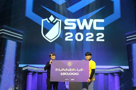 SWC 2022 '타스', 핑크로이드·두찬 꺾고 한중전 속 우승컵 차지 : 네이트 스포츠