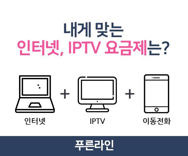 KT SKT LG IPTV 인터넷가입 푸른라인 내게맞는 요금제 설계 호평 : 네이트 뉴스