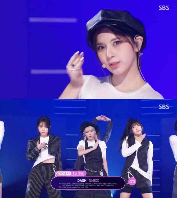 엔믹스, 태연 꺾고 '인기가요' 1위[TVis] | 아이돌24시 : 네이트 연예