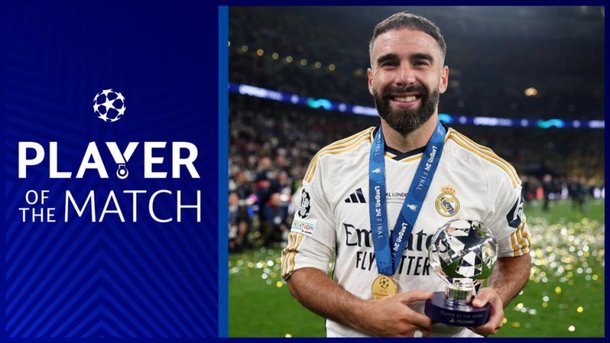 '오직 1명뿐' 카르바할, UCL 6회 연속 결승전 선발→승리…최우수선수 영예까지 : 네이트 스포츠