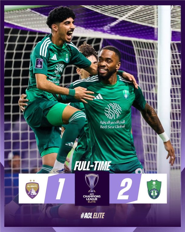 마레즈의 알아흘리, ACLE 16강행 가장 먼저 확정…박용우의 알아인 꺾고 5전 전승 : 네이트 스포츠