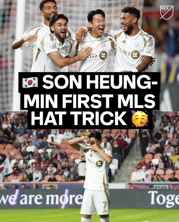 'Unstoppable SON' MLS 첫 해트트릭 활약에 찬사 : 네이트 스포츠