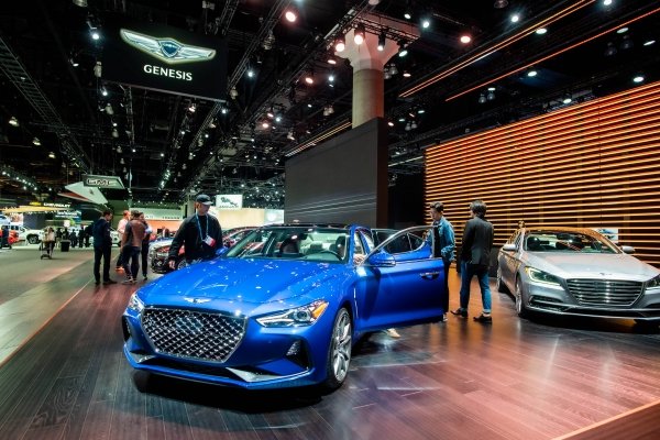[LA오토쇼] 'GV80은 거기 없었다' 제네시스, 2020 G90만 최초 공개 : 네이트 뉴스