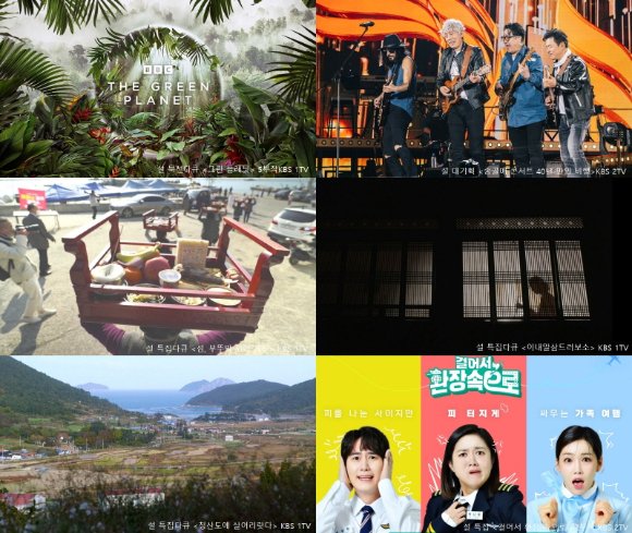 KBS 설특집, 예능·다큐·영화…송골매 콘서트→'동감' '도굴' : 네이트 연예
