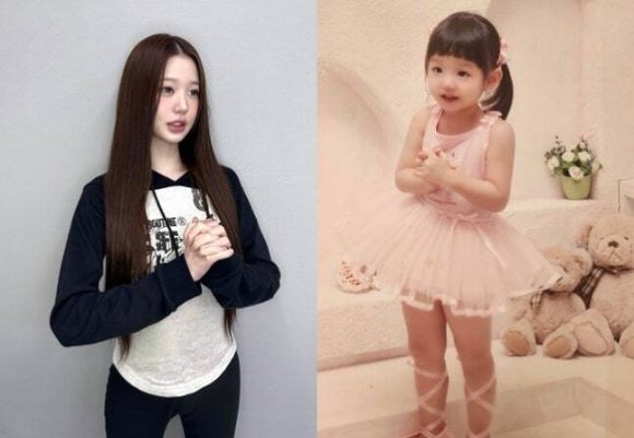 장원영, 어린 시절 사진 공개…떡잎부터 남달랐던 모태 여신 : 네이트 연예