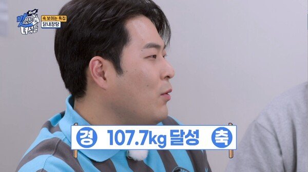 'THE 맛녀석' 김해준, D라인 공개 "몸무게 107.7kg 인생 최고치" : 네이트 뉴스