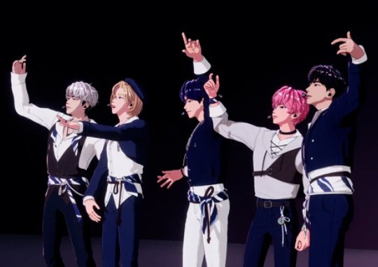 Virtual idol group PLAVE hold showcase to celebrate the release of ...