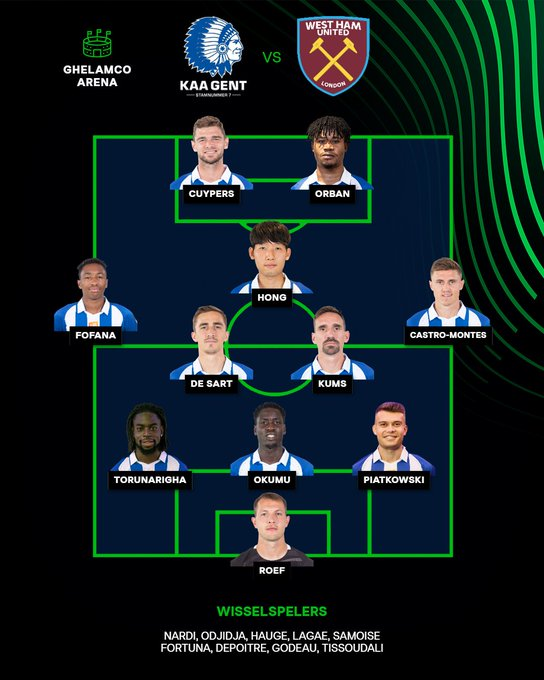 '헨트 살림꾼' 홍현석, UECL 8강 선발 출격…웨스트햄과 격돌 : 네이트 스포츠