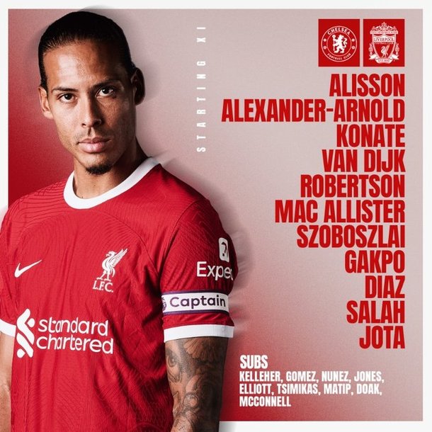 '카이세도 더비' 첼시 vs 리버풀 EPL 1라운드 선발 명단 공개 : 네이트 스포츠