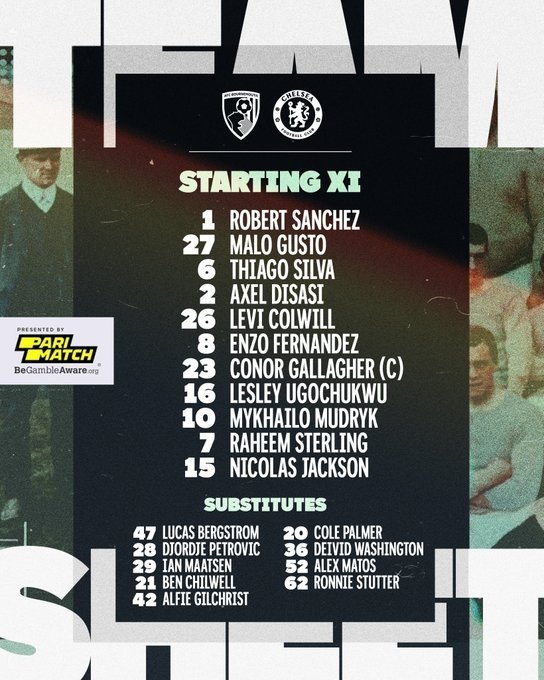 '무드리크 선발·팔머 벤치' EPL 5R 첼시 vs 본머스 선발 명단 공개 : 네이트 스포츠