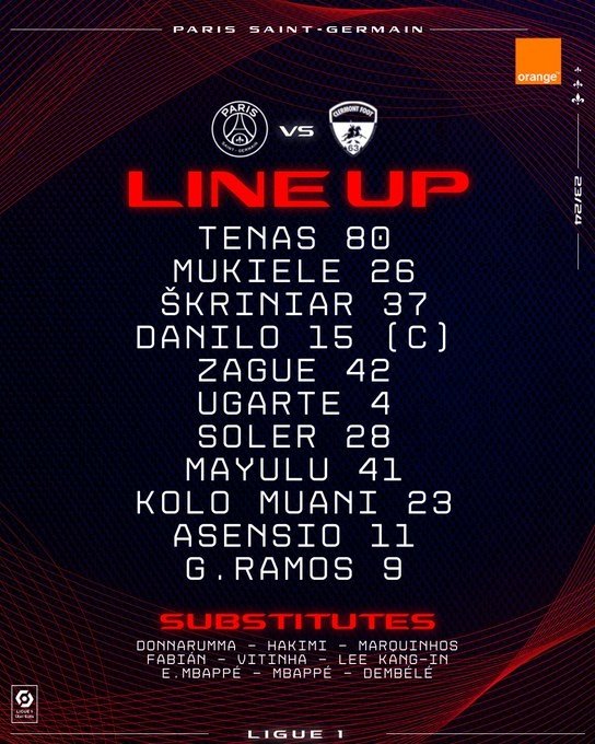 '이강인 벤치 대기' 로테이션 가동 PSG, 최하위 클레르몽전 선발 명단 공개 : 네이트 스포츠