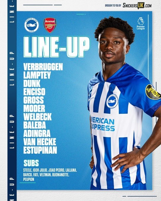 '선두 탈환 정조준' 아스널, EPL 32R 브라이턴 원정 선발 명단 공개 : 네이트 스포츠