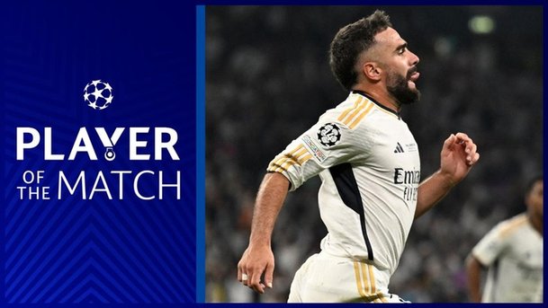 '선제 결승골 폭발!' 레알 마드리드 베테랑 카르바할, UCL 결승 POTM 선정[오피셜] : 네이트 스포츠