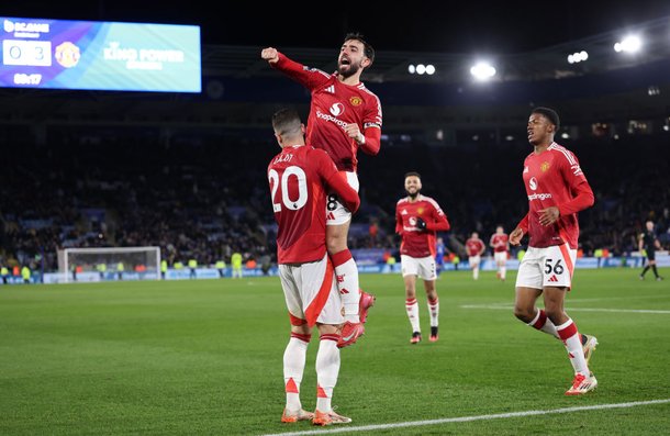 '금쪽이들 터졌다!' 맨유, '호일룬-가르나초 득점포 폭발'→레스터에 3-0 대승···토트넘 제치고 13위 도약+리그 4G 무패[EPL 리뷰] : 네이트 스포츠