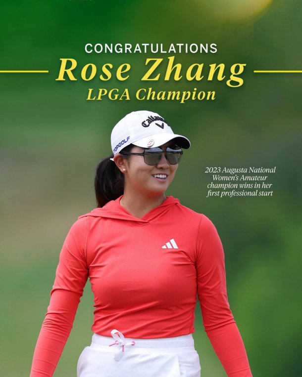 "장미가 계속 피어난다"…LPGA 데뷔전 우승 로즈 장에 찬사세례[SNS ZONE] : 네이트 스포츠