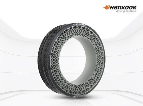 Hankook Tire unveils airless tire i-Flex at CES 2022 : 네이트 뉴스