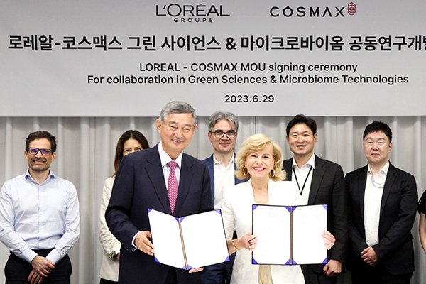 COSMAX partners with L'Oréal to make microbiological cosmetics : 네이트 뉴스