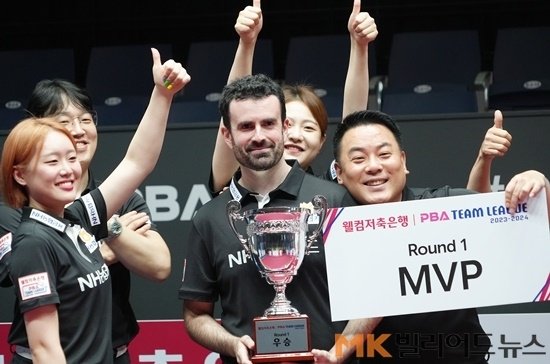 '조재호 끌고 오성욱 받치고 몬테스 마무리' NH농협카드 우승 3박자[PBA팀리그 1R 결산] : 네이트 스포츠