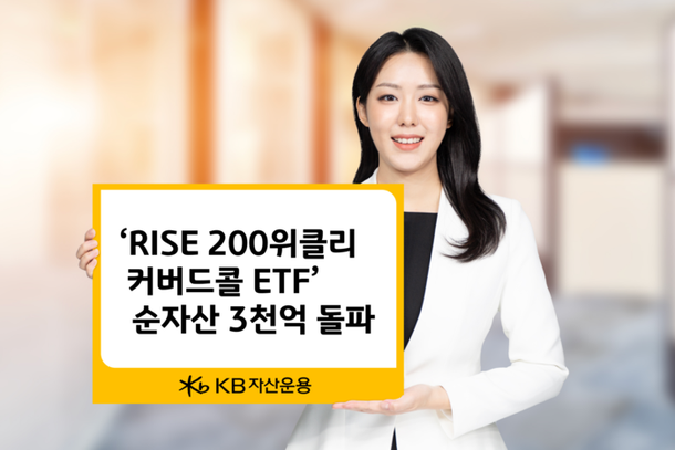 KB자산운용, 'RISE 200위클리커버드콜 ETF' 순자산 3000억 넘겨 : 네이트 뉴스