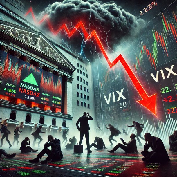 하락장 불안정성 극대화에…변동성지수 VIX·ETN 급등 : 네이트 뉴스