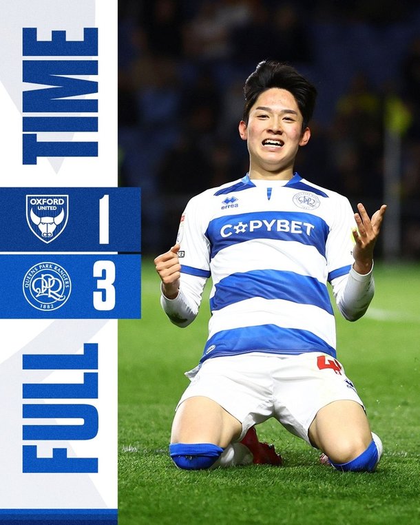 양민혁, 시즌 2호골 폭발…QPR, 옥스퍼드에 3대1 승리 : 네이트 스포츠