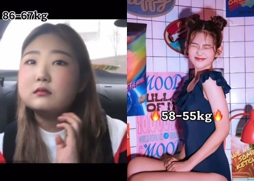 최준희, 86kg→55kg '몸매 변천사' 공개…"다이어트 별거 없네" : 네이트 연예