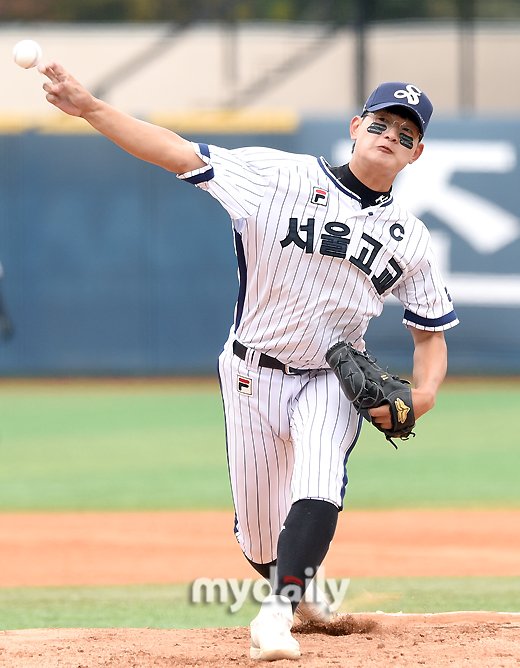 [MD포토] 김서현 '최고구속 155km 패스트볼' : 네이트 스포츠