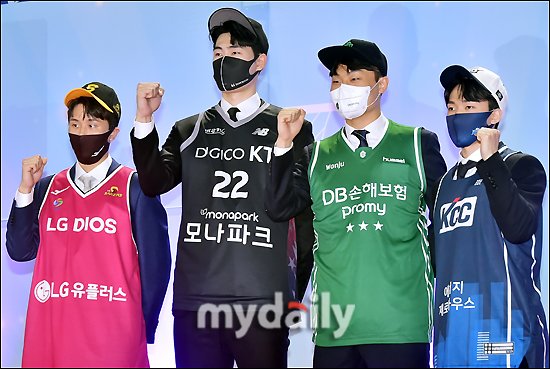 양준석-이두원-박인웅-송동훈, '2022 KBL 신인 드래프트 주인공들' [MD포토] : 네이트 스포츠