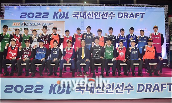 2022 KBL 신인선수 드래프트 영광의 얼굴들 [MD포토] : 네이트 스포츠