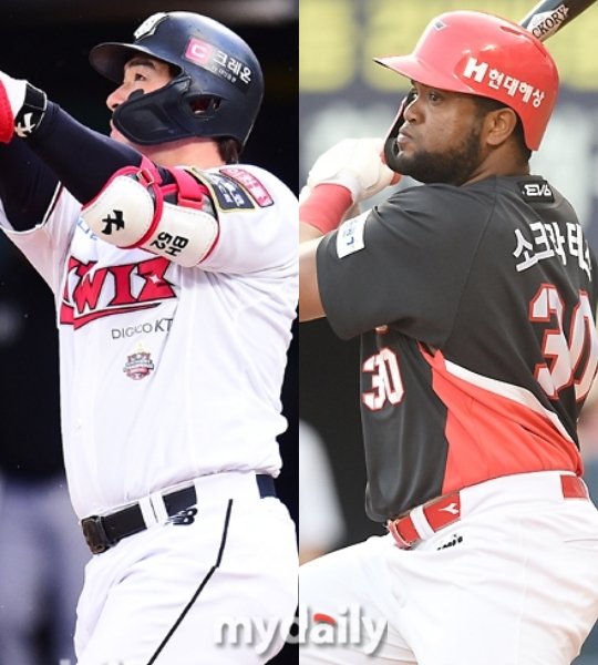 '돌아온' 박병호 4번 출격…KIA 나성범·소크라테스·최형우 클린업 [WC] : 네이트 스포츠