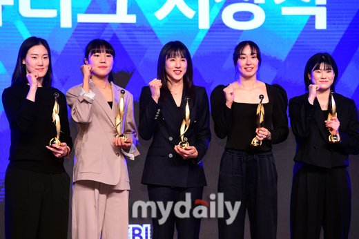 [MD포토] '2022~2023 WKBL 베스트5' : 네이트 스포츠