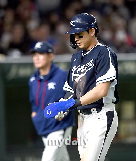 [MD포토] 이정후 '2023 WBC는 여기까지' : 네이트 스포츠