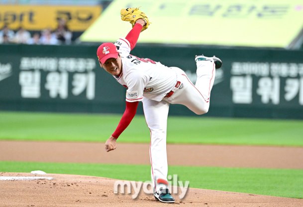 [MD포토] 김광현 'KBO 통산 4번째 1700 탈삼진' : 네이트 스포츠
