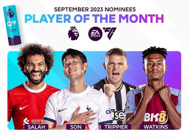 '중앙 스트라이커로 탁월한 활약→9월 EPL 최다득점' 손흥민, EPL 9월의 선수 후보 선정…통산 4번째 수상 도전 : 네이트 스포츠