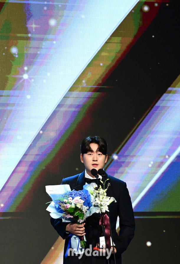 [MD포토] 김택연 'KBO 신인상은 바로 나' : 네이트 스포츠