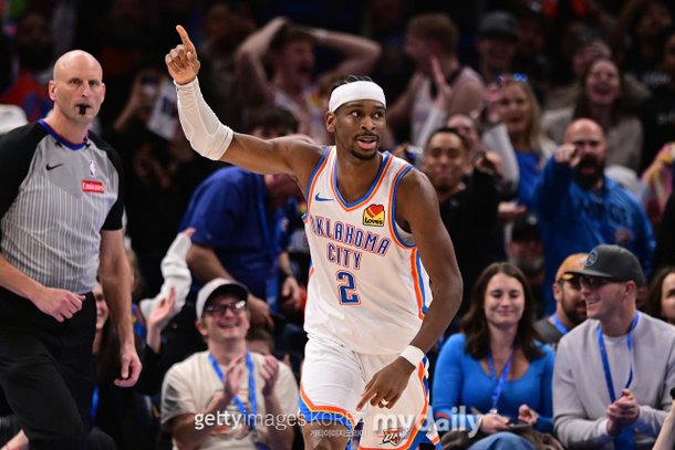 SGA가 MVP 1순위! NBA MVP 래더 발표→길저스-알렉산더 > 요키치 > 야니스 '1~3위' : 네이트 스포츠