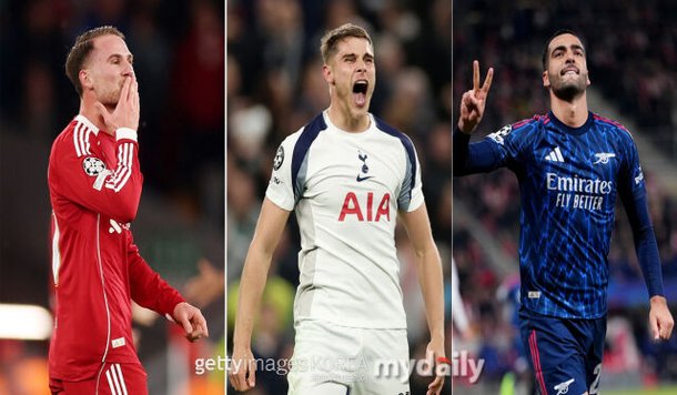 잘나가는 EPL! 리버풀·아스널·토트넘, UEFA 챔피언스리그 동반 승전고…'김민재 교체 출전' 바이에른 뮌헨은 원정서 '이강인 AS' PSG 제압[종합] : 네이트 스포츠