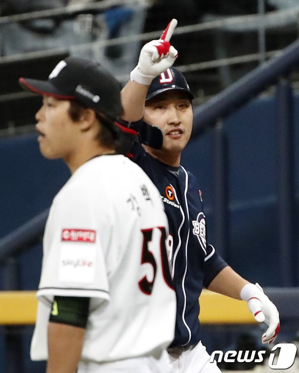 [PO1] 'KS행 81.3％ 잡았다'…두산, KT 3-2 제압 : 네이트 스포츠