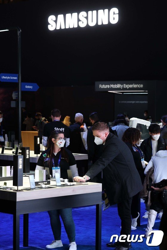 [CES2022]관람객 붐비는 삼성전자 : 네이트 뉴스