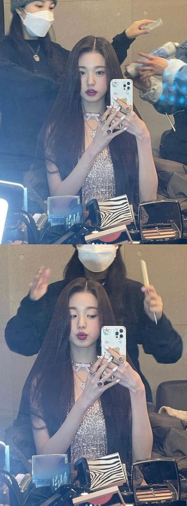 아이브 장원영, 뮤비 촬영 중…오늘도 인형 미모 [N샷] : 네이트 연예