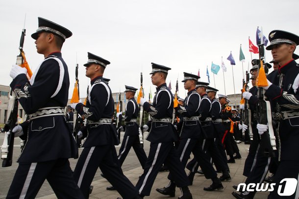 행진하는 의장대 : 네이트 뉴스